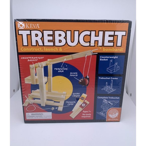 Mindware | Games | New Mindware Trebuchet Keva Educational Building Toy Wood Planks Model ...
